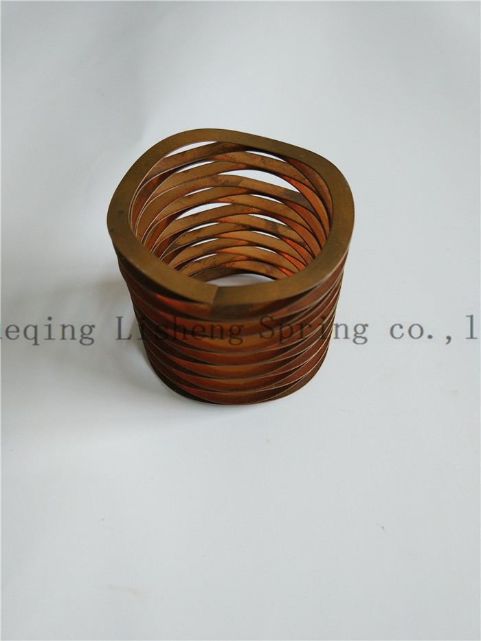 copper Multi Turn Wave Springs Plain ends