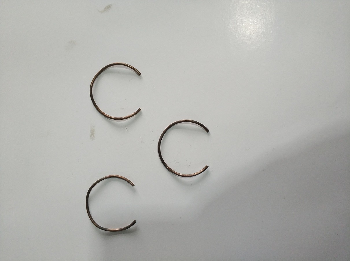 Custom Torsion Round Wire Wave Springs , Hardware Torsion Spring Clips ...