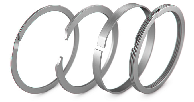 Rectangular Steel Wire Spring Retaining Clip Spiral Card Circle Bearing ...