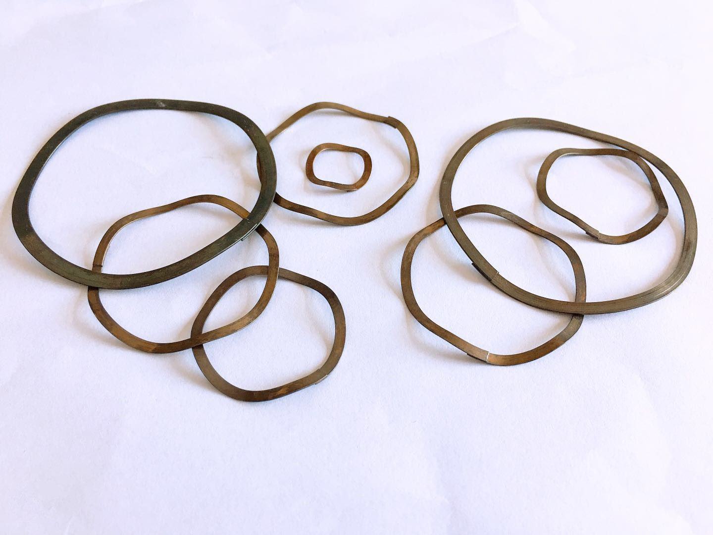 Single Turn Overgap Wavy Washer Spring 9-95mm 17-7PH Stainless Steel