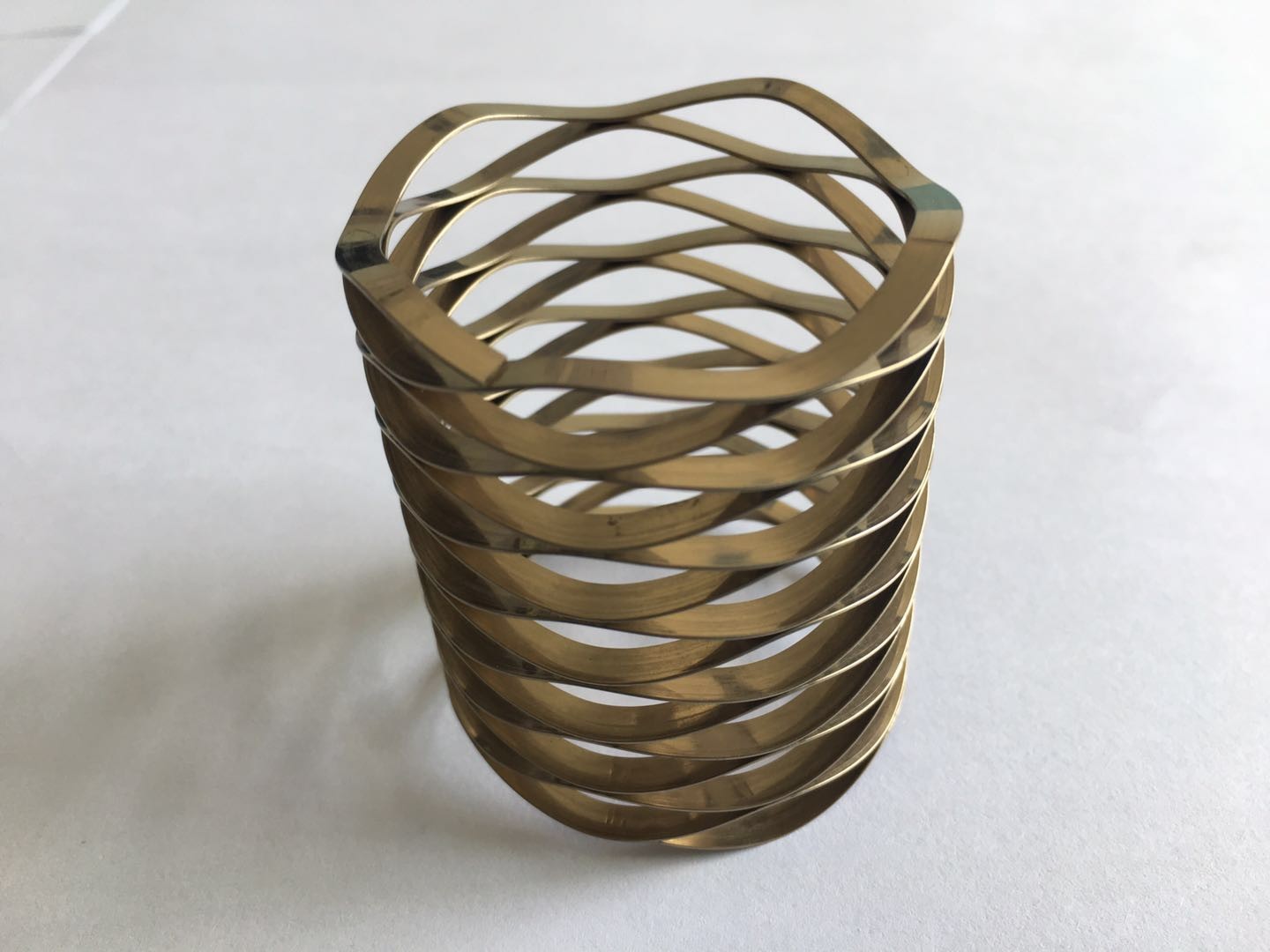 17-7PH Stainless Steel Multi Wave Compression Springs OD60mm