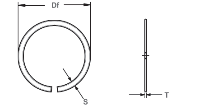 Stainless Steel Bearing Wave Spring Shims Flat Wire Wave Spring Multi Size